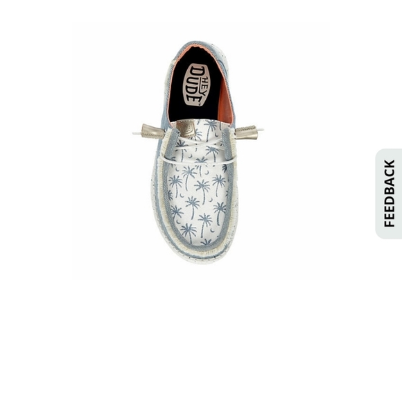 Hey Dude | Shoes | Hey Dude Wally Sneaker Size 1 In Tropical Light Blue ...